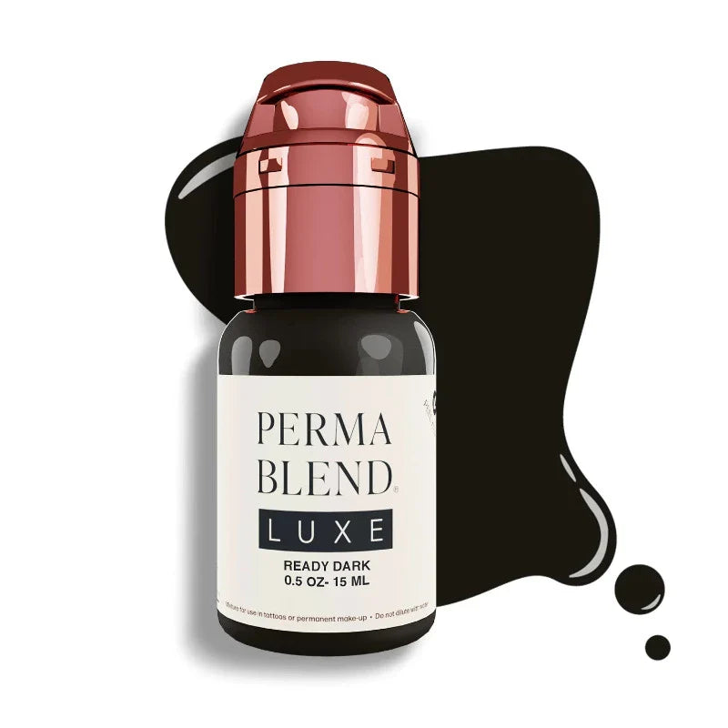 Perma Blend Luxe Ready Dark Tattoo Ink 15ml | Eyebrow Pigment